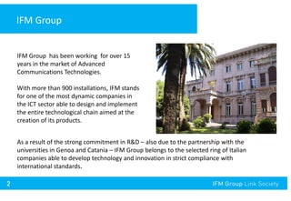 IFM Group, a technological excellence | PDF | Computing | Technology ...