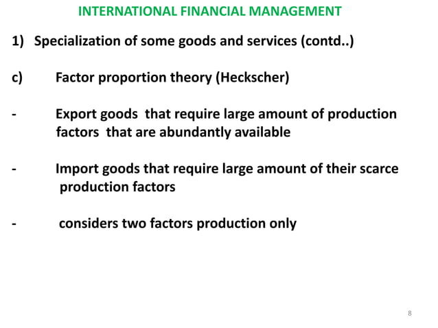 Ifm importance pptx | PPTX