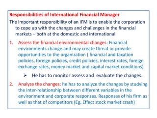 INTERNATIONAL FINANCIAL MANAGEMENT INTRODUCTION | PPTX