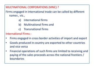INTERNATIONAL FINANCIAL MANAGEMENT INTRODUCTION | PPTX