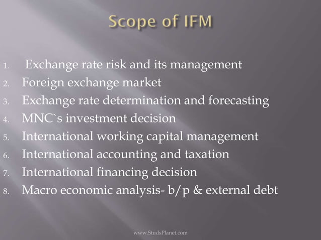 Ifm intro | PPT