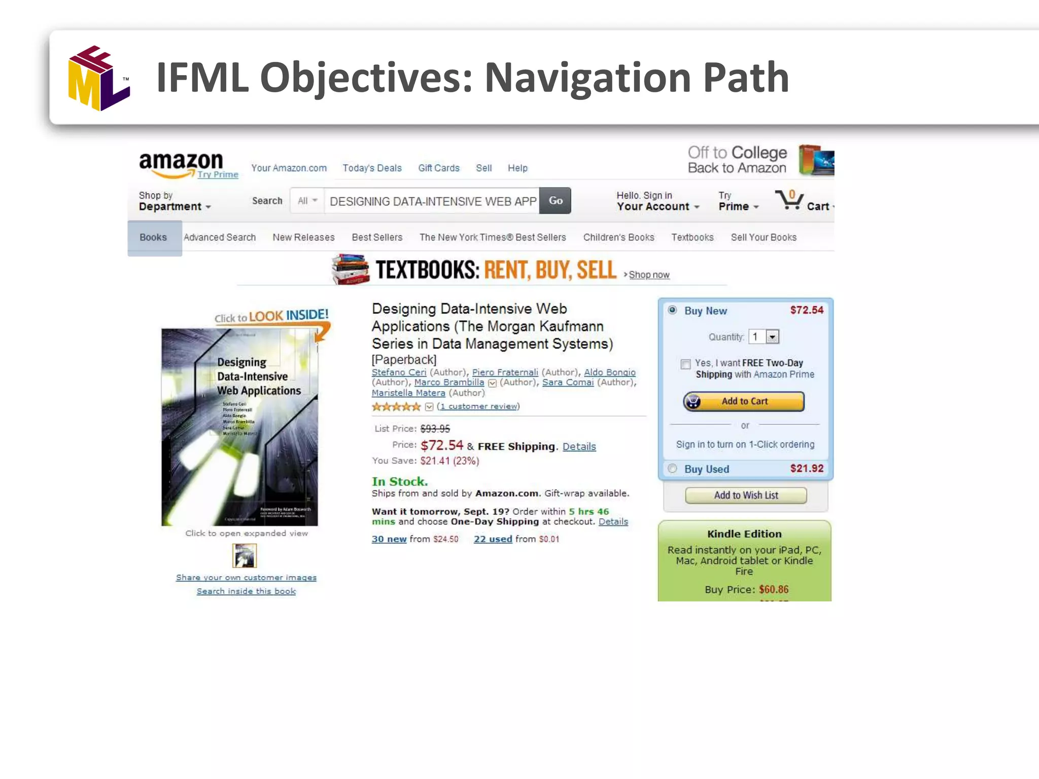 Ifml Interaction Flow Modeling Language Tutorial On Ui And Ux Modeling And Design A Standard
