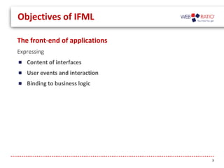 Interaction Flow Modeling Language (IFML) First Submission at OMG | PPTX
