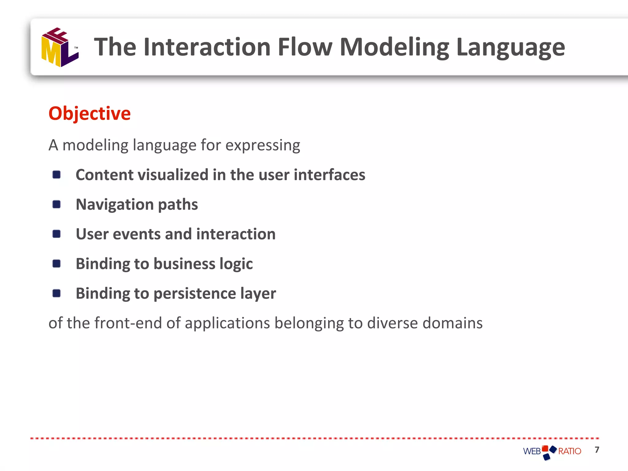 Ifml The Interaction Flow Modeling Language The Omg Standard For Ui Modeling An Intro Ppt