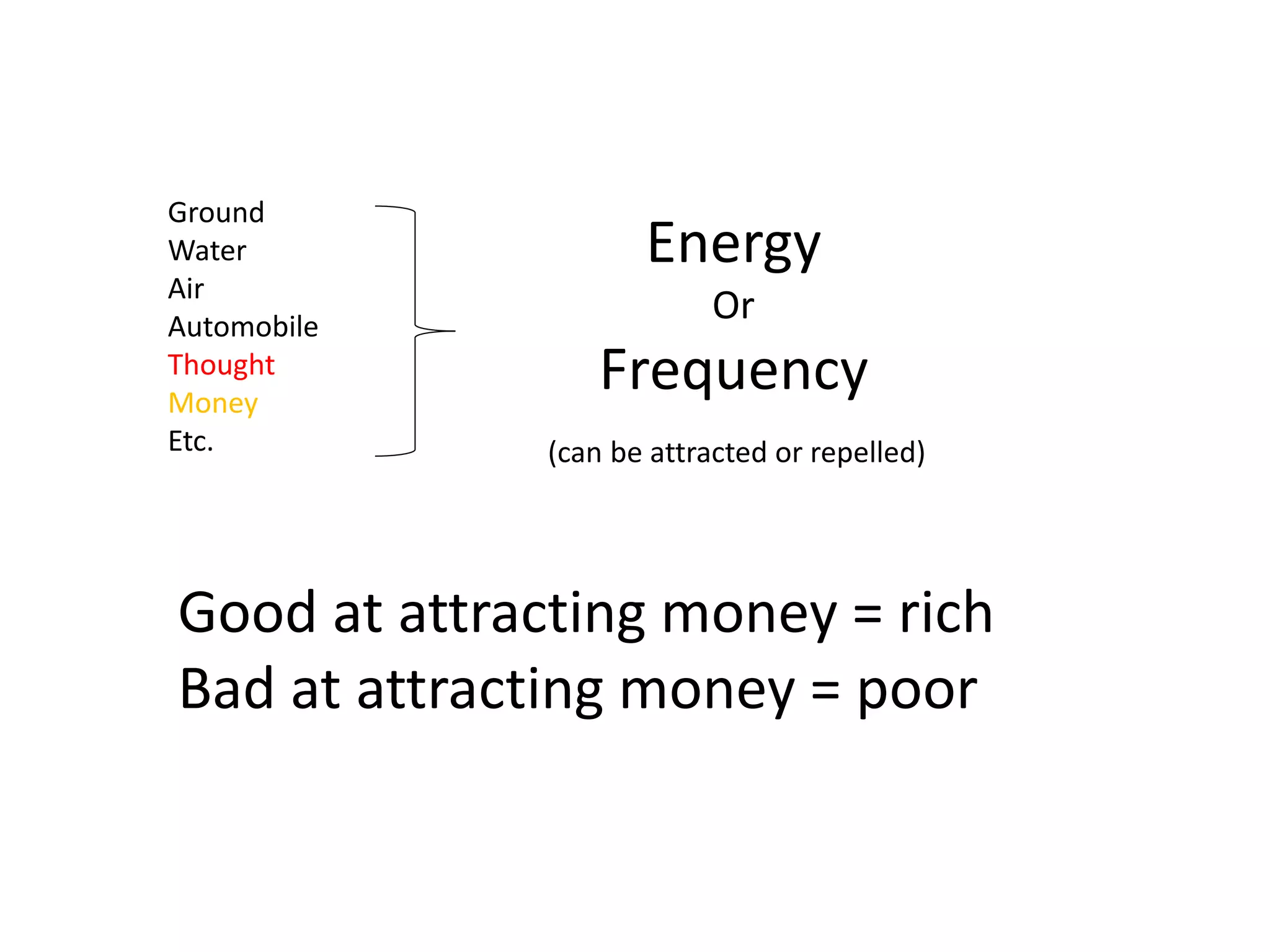 If money is energy, then how to attract it | PPTX