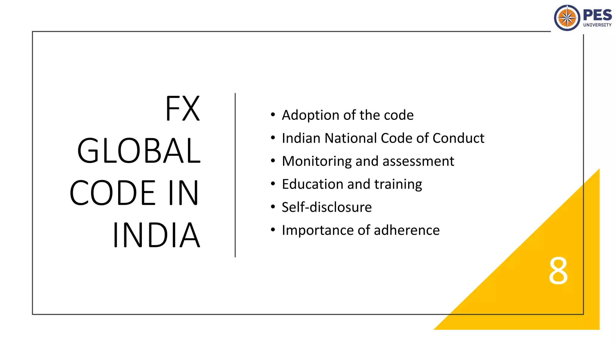 FX Global Code - Formation of a Single Global Code of Conduct for the ...