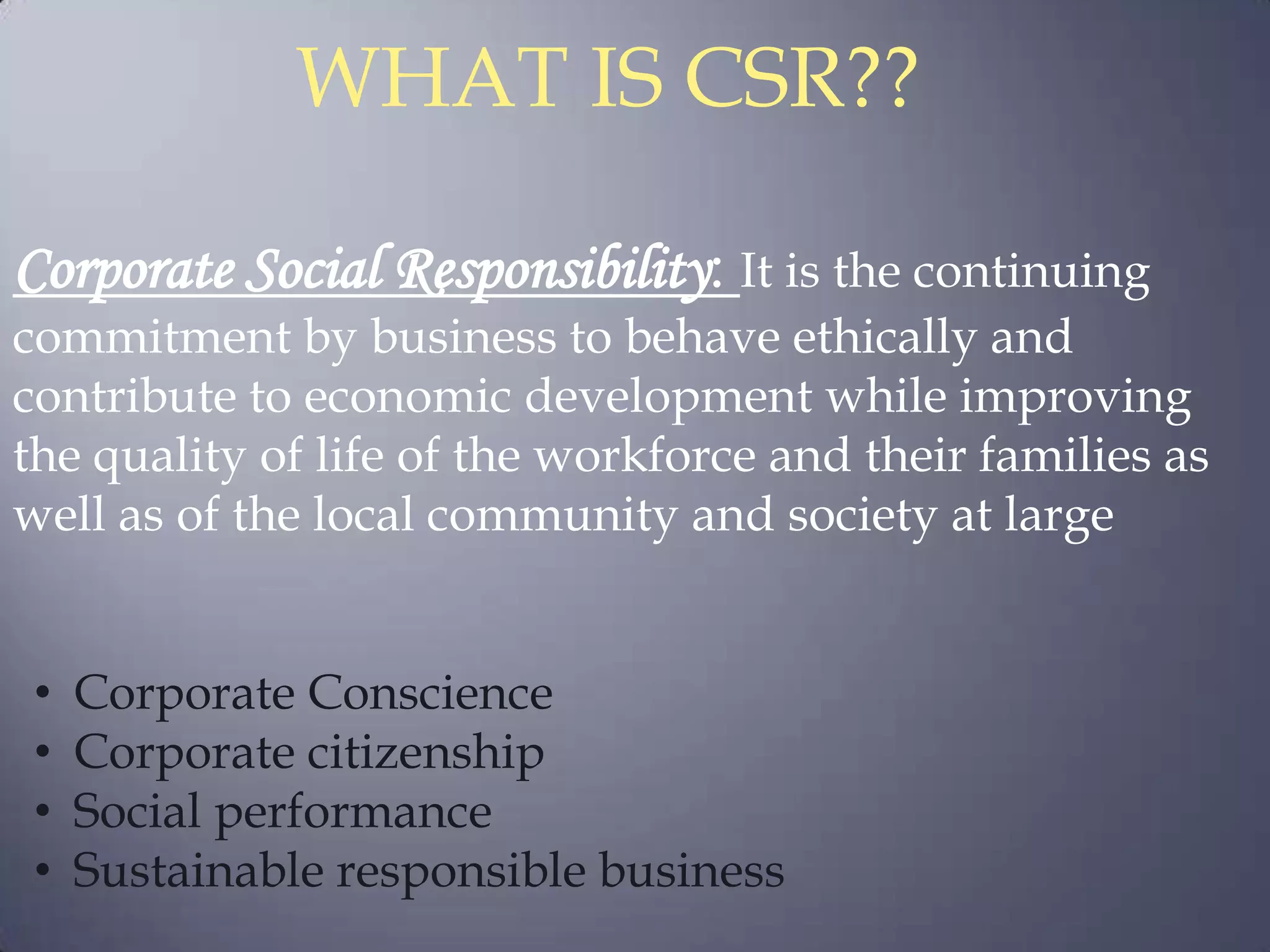 Coca Cola CSR | PPTX