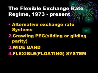 International monetory system | PPT | Stocks and Bonds | Personal Investing