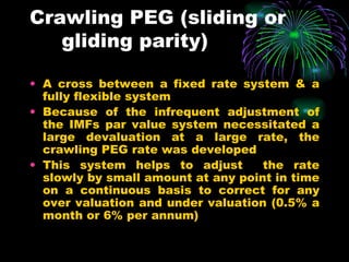 International monetory system | PPT | Stocks and Bonds | Personal Investing