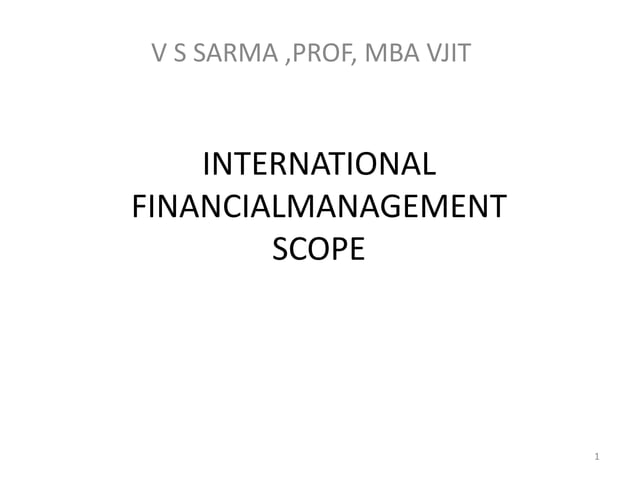 Ifm scope | PPT