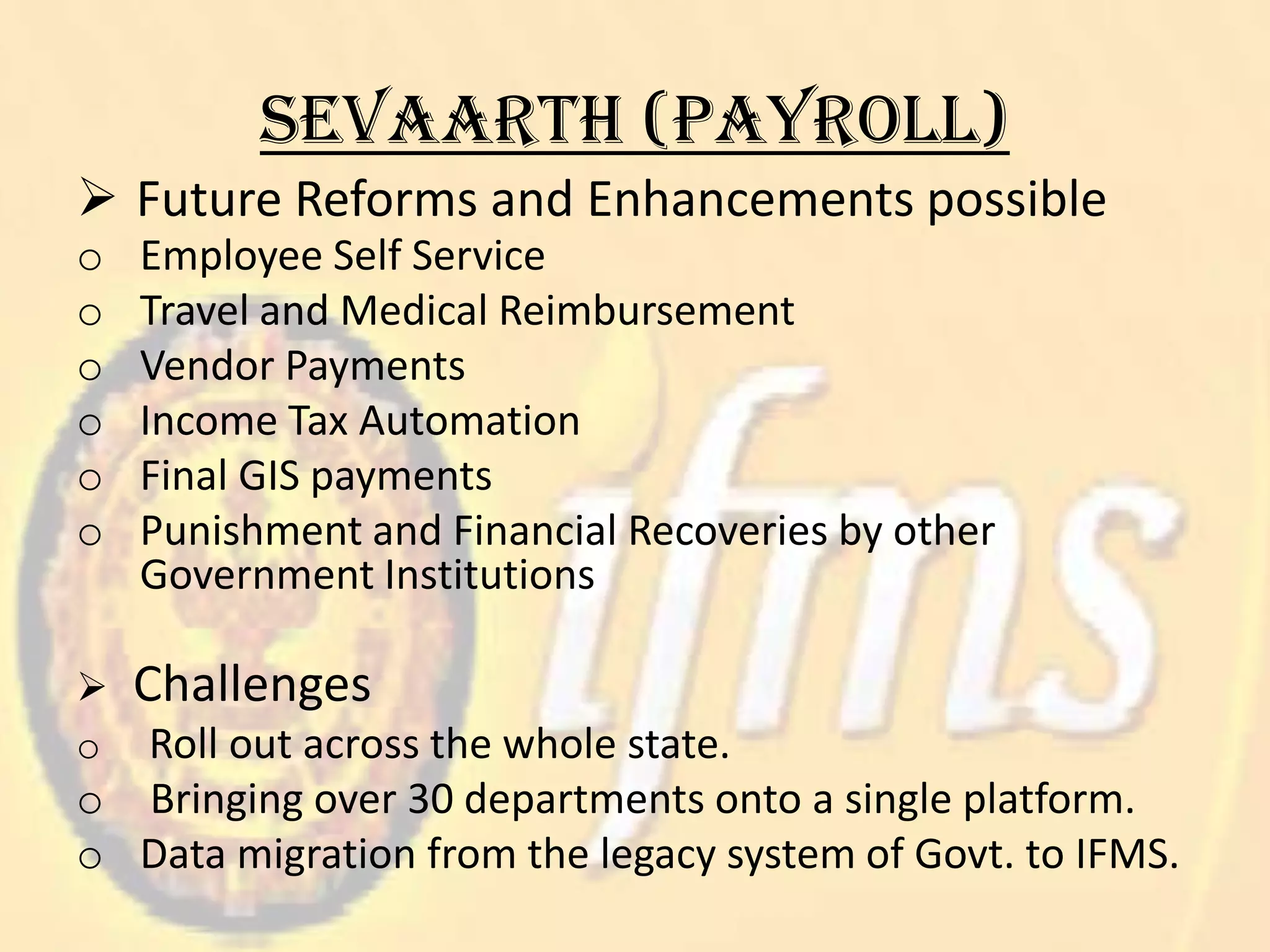 Ifms government of maharashtra | PPTX