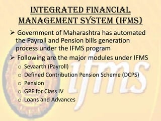 Ifms government of maharashtra | PPTX