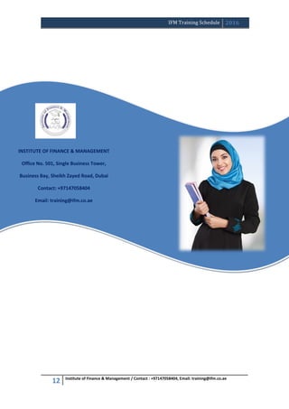 Ifm training schedule 2016 | PDF