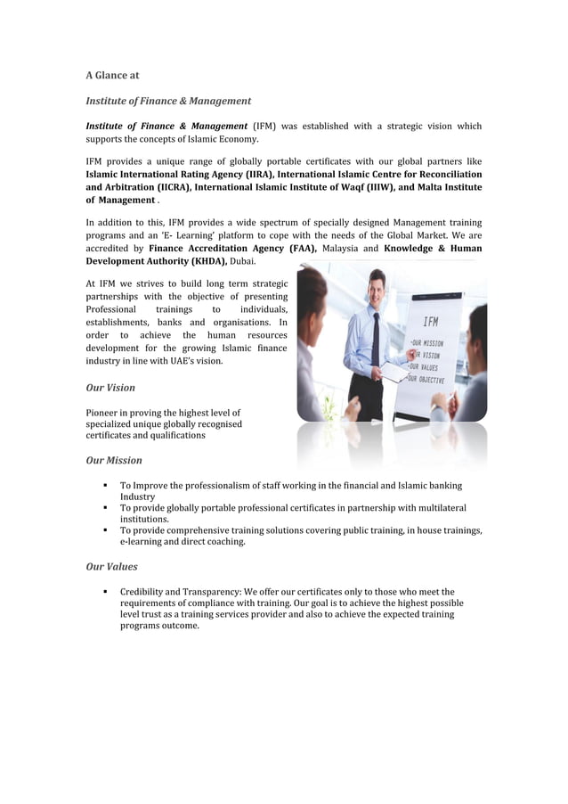 Ifm training schedule 2016 | PDF