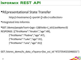 Informix SQL & NoSQL: Putting it all together | PPT