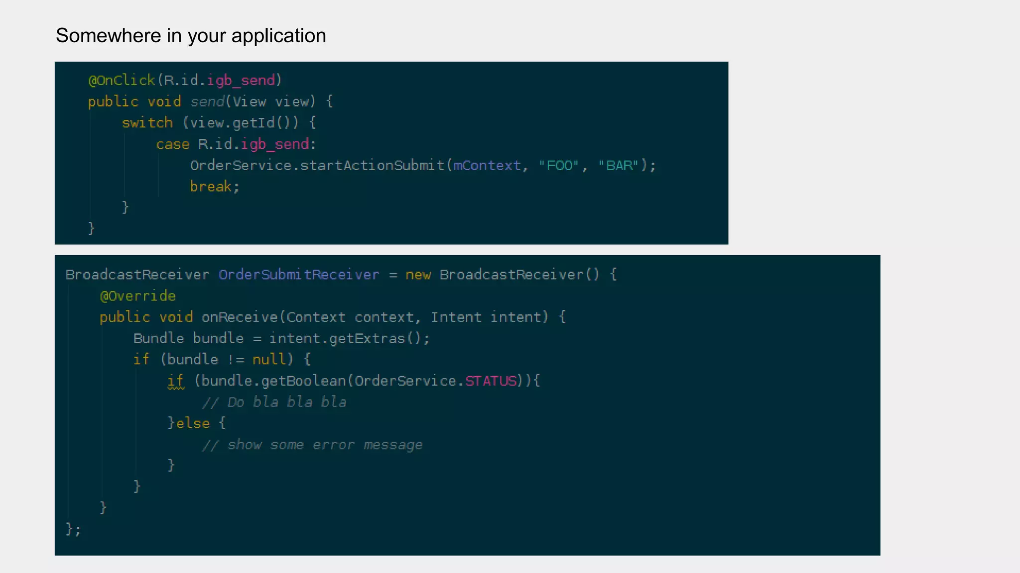 If not AsyncTask in android | PPT