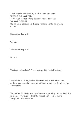 If not cannot complete by the time and due date PLEASE DO NOT BID.docx
