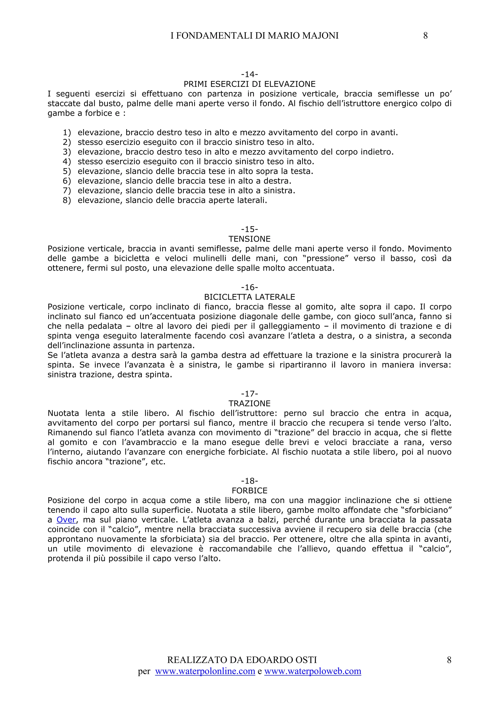 I fondamentali di mario majoni | PDF