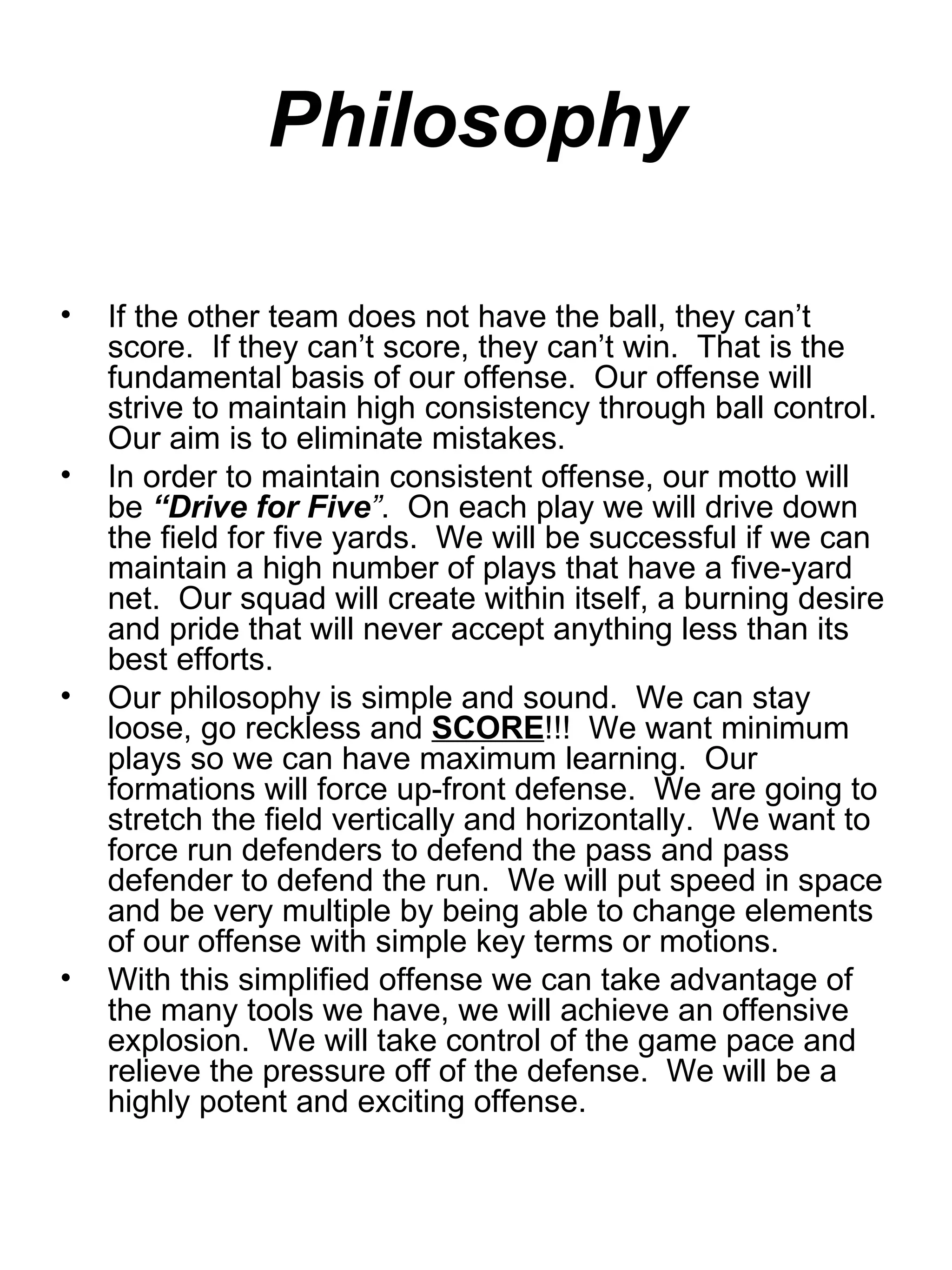 I Formation Offense | PPT