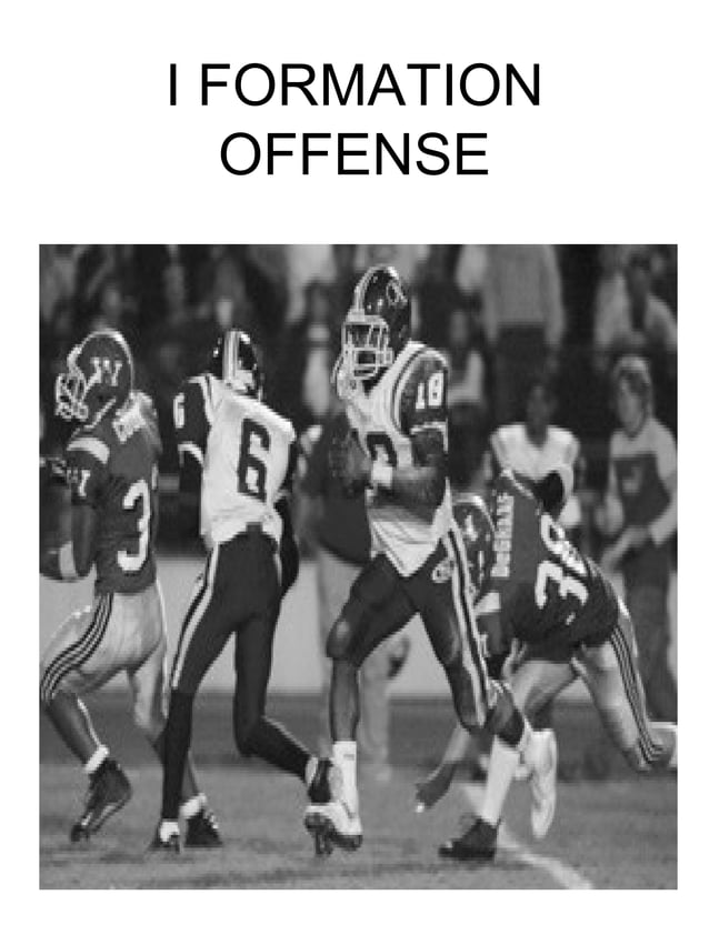I Formation Offense | PPT | American Football | Sports