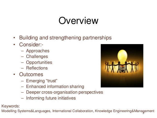 Building Partnerships Through Partnerships