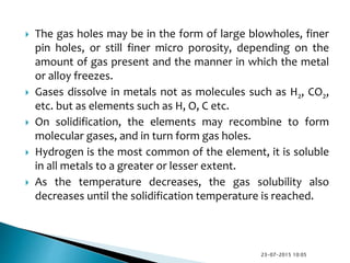 Introduction to Foundry Metallurgy | PPTX