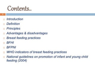 Infant Feeding Practices | PPTX