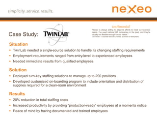 Nexeo HR Solutions | PPTX | Human Resources | Business