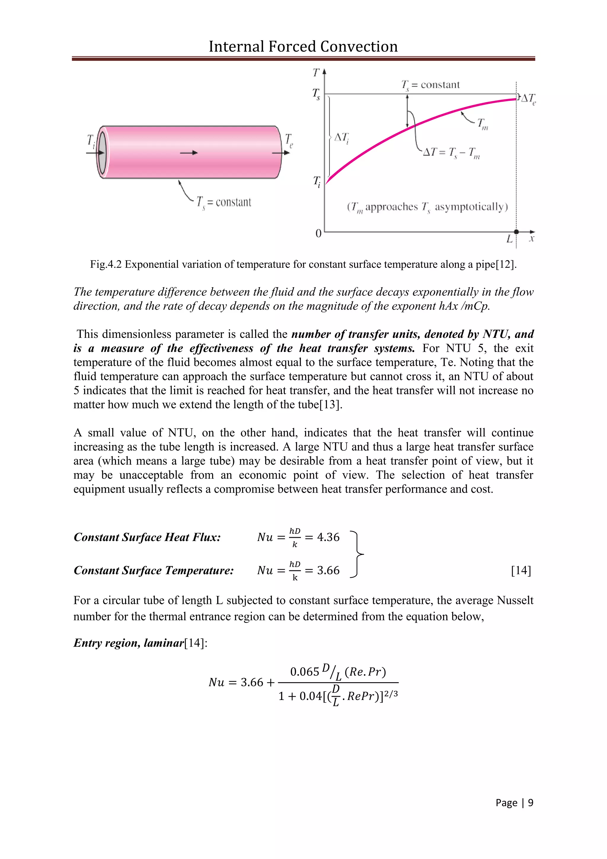 Internal Forced Convection | PDF | Physics | Science