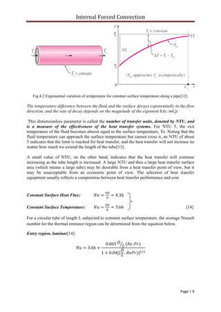 Internal Forced Convection | PDF | Physics | Science