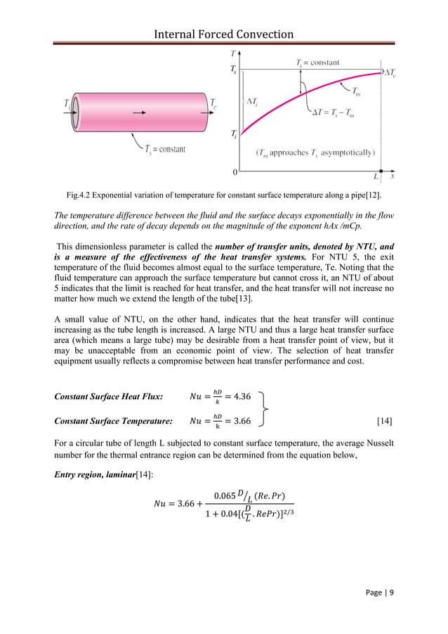 Internal Forced Convection | PDF | Physics | Science