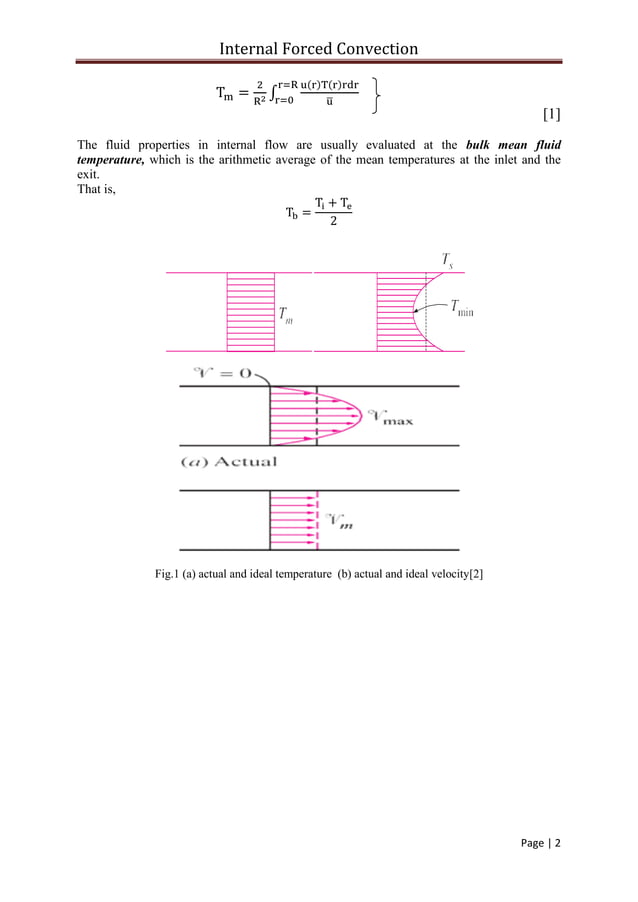 Internal Forced Convection | PDF | Physics | Science