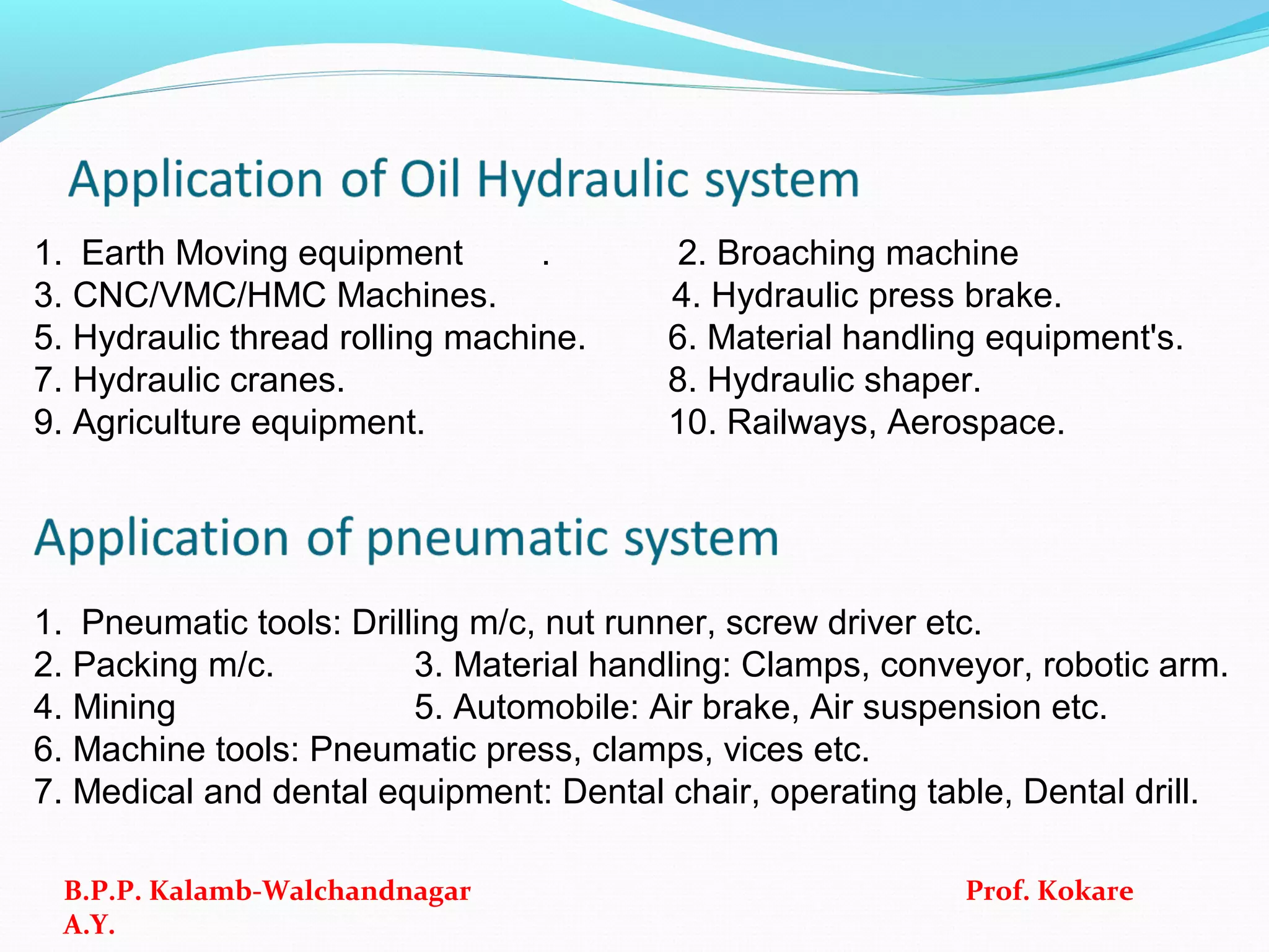 Ifp ch. no. 1 basics of oil hydraulic systems | PPT