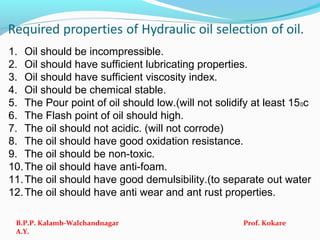 Ifp ch. no. 1 basics of oil hydraulic systems | PPT