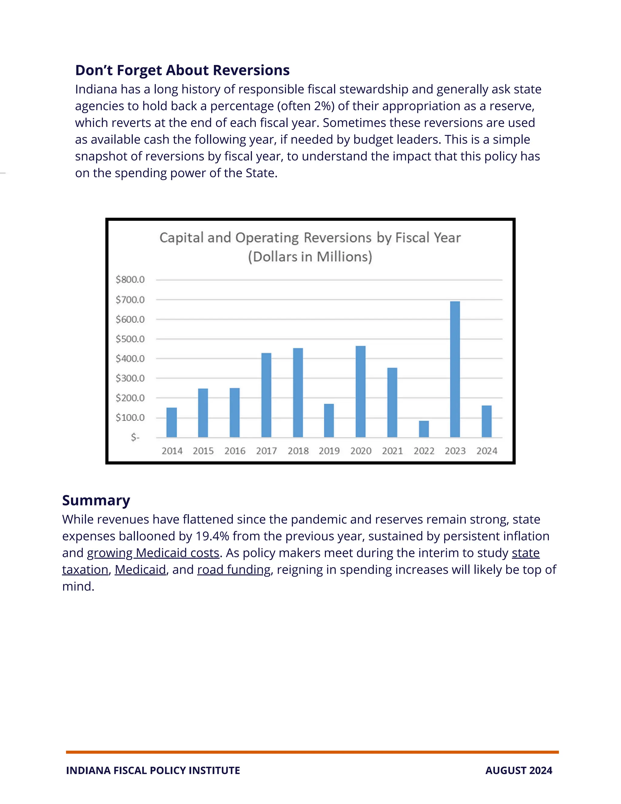 IFPI 2024 End of Fiscal Year Close Out Report | PDF