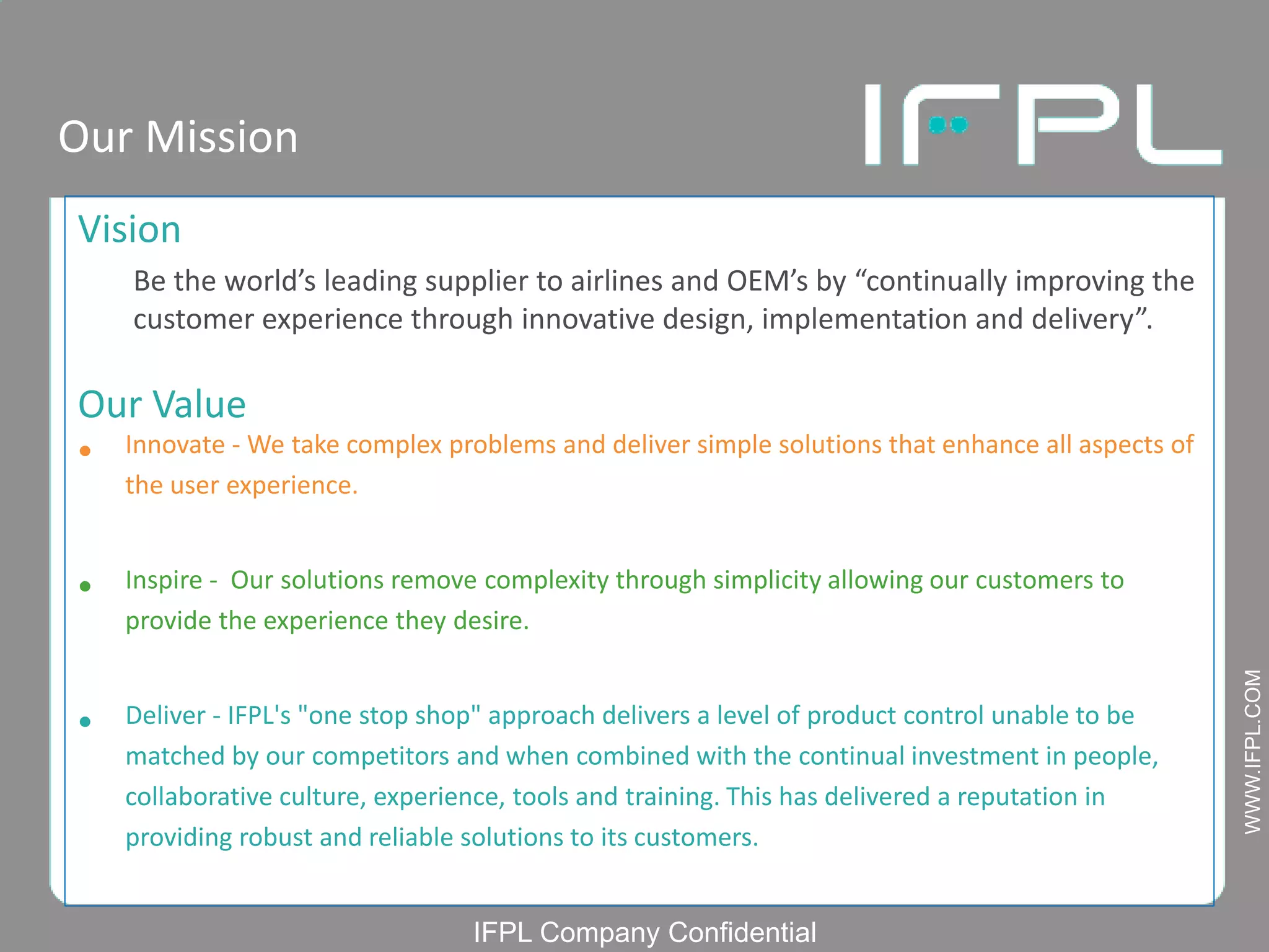 IFPL - AS9100c Quality Overview | PPT