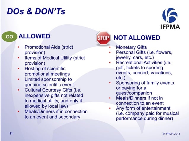 IFPMA Code of Practice 2012 | PDF