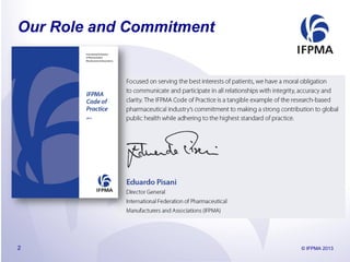 IFPMA Code of Practice 2012 | PDF