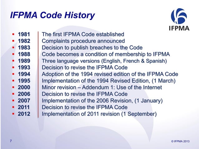 IFPMA Code of Practice 2012 | PDF