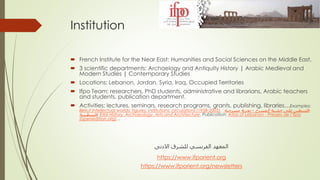 IFPO Library: From Preservation to Services and Research Assistance ...
