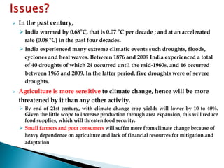 IFPRI- Climate Change and Food Security - P S Birthal, NCAP | PDF