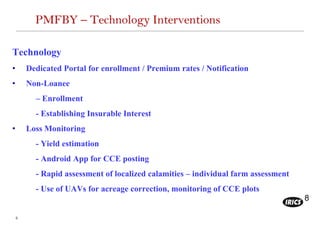 IFPRI-PMFBY Overview-Sudhir Kumar Goel | PDF