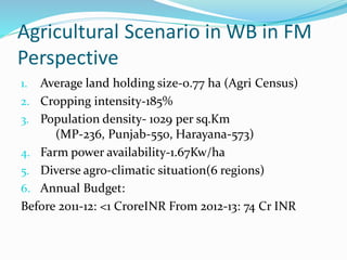 ACIAR - IFPRI - Presentation for mechanization in WB in New Delhi | PPT