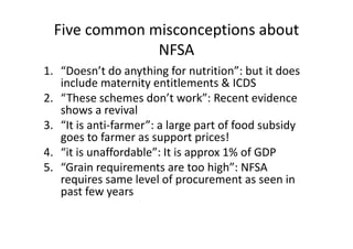 IFPRI- National Food Security Bill- Reetika Khera, IIT | PDF ...