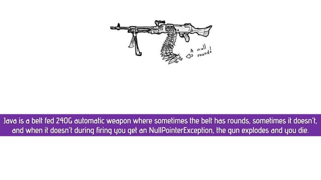 If Programming Languages were Weapons | PPT