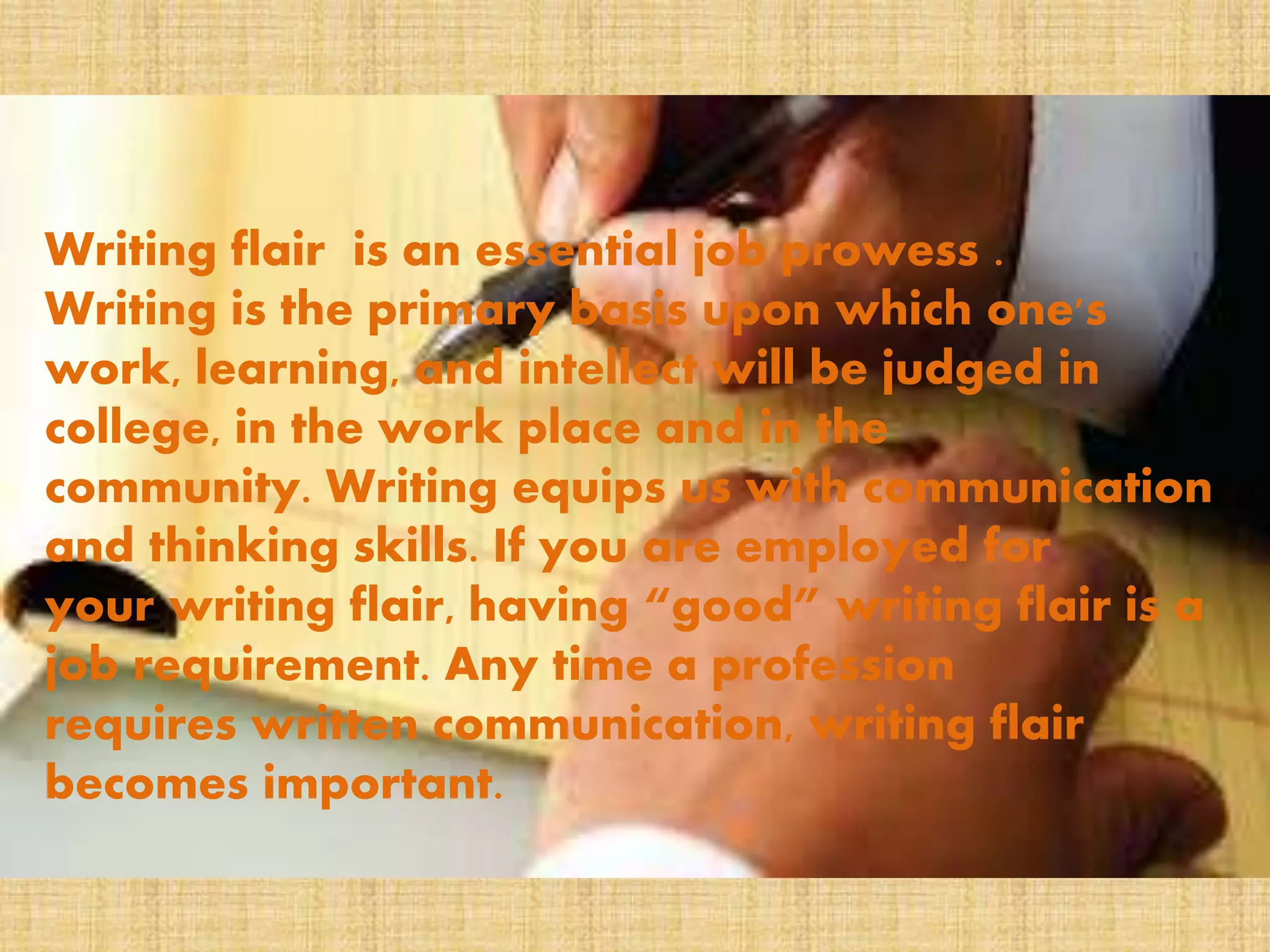 Rvamp your writing flair | PPTX | Books and Literature