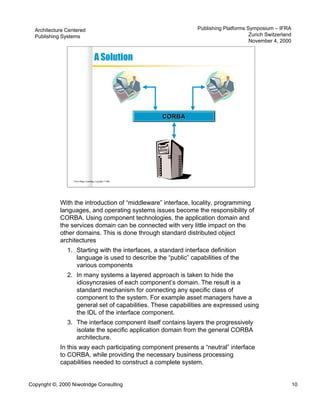 Architecture Centered Publishing Systems | PDF