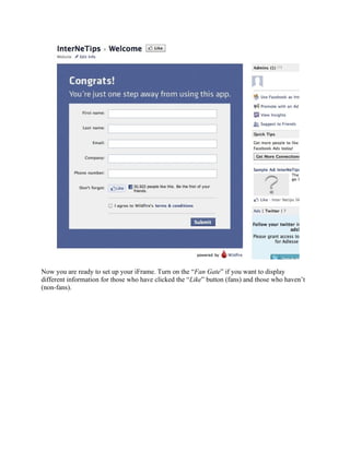 I frame app guide | PDF