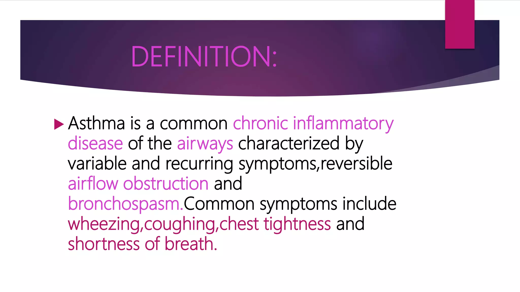 asthma | PPTX