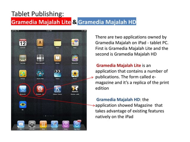 Gramedia Majalah on iPad | PPTX